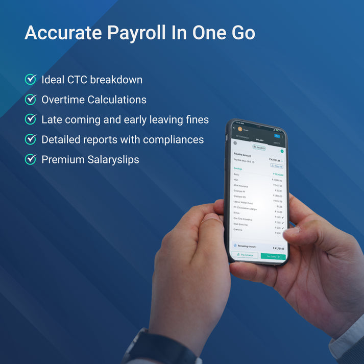 Employee Attendance & Payroll Software - Only ₹60 Per User A Month ...