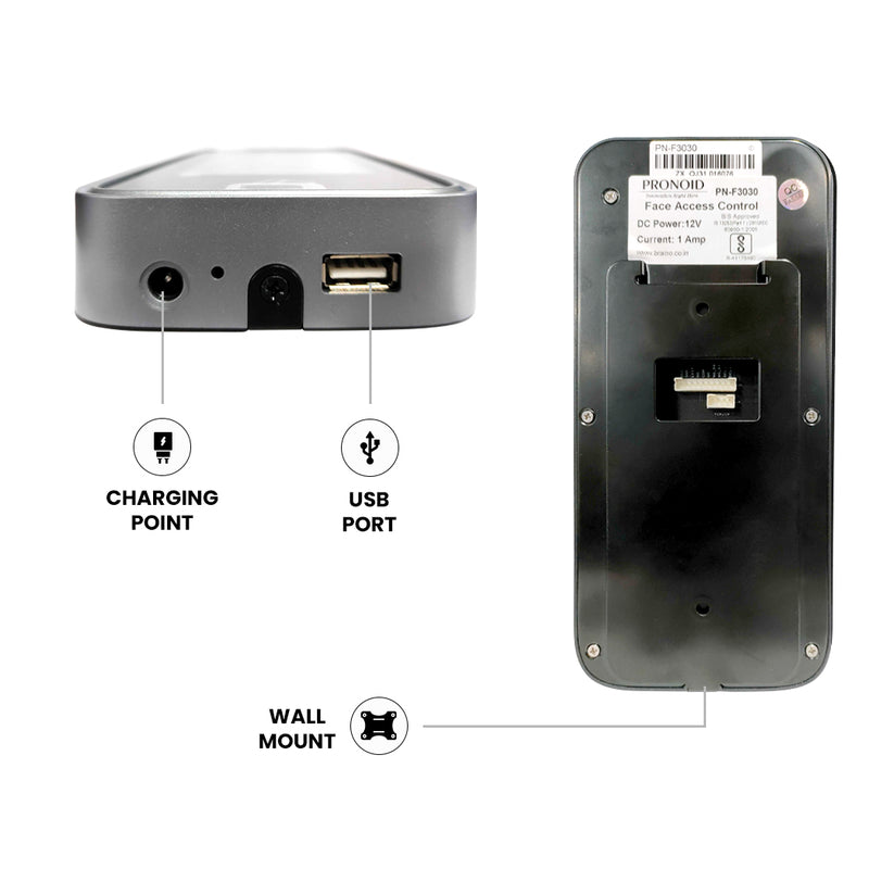 SalaryBox Gamma Biometric Face Recognition Attendance Machine